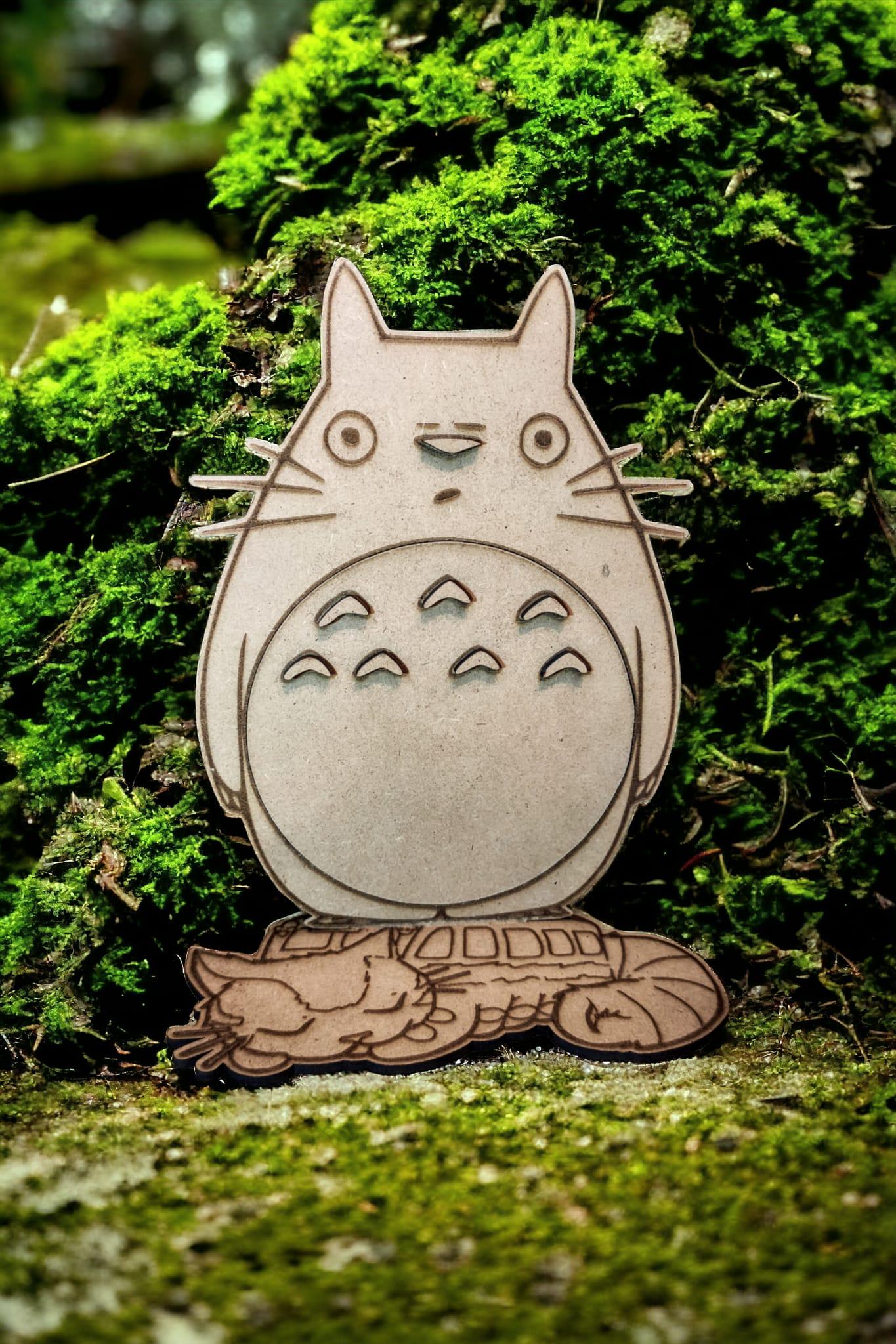 Support Photo 3D Totoro Laser Decoupé File 3mm - Etsy