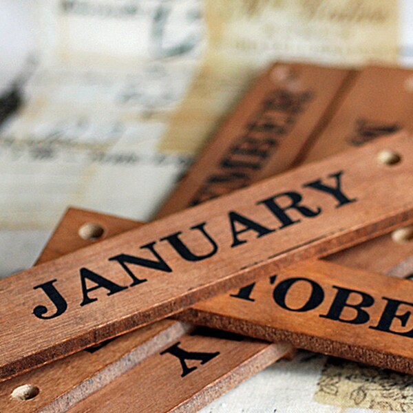 Wooden Calendar - Etsy