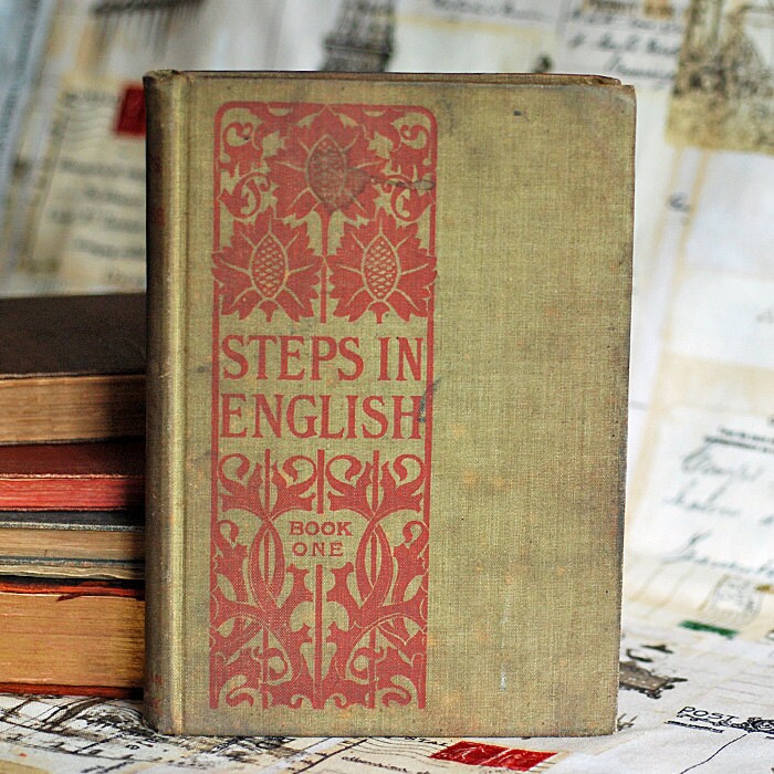 C.1903 Steps in English Book One of Child's School - Etsy