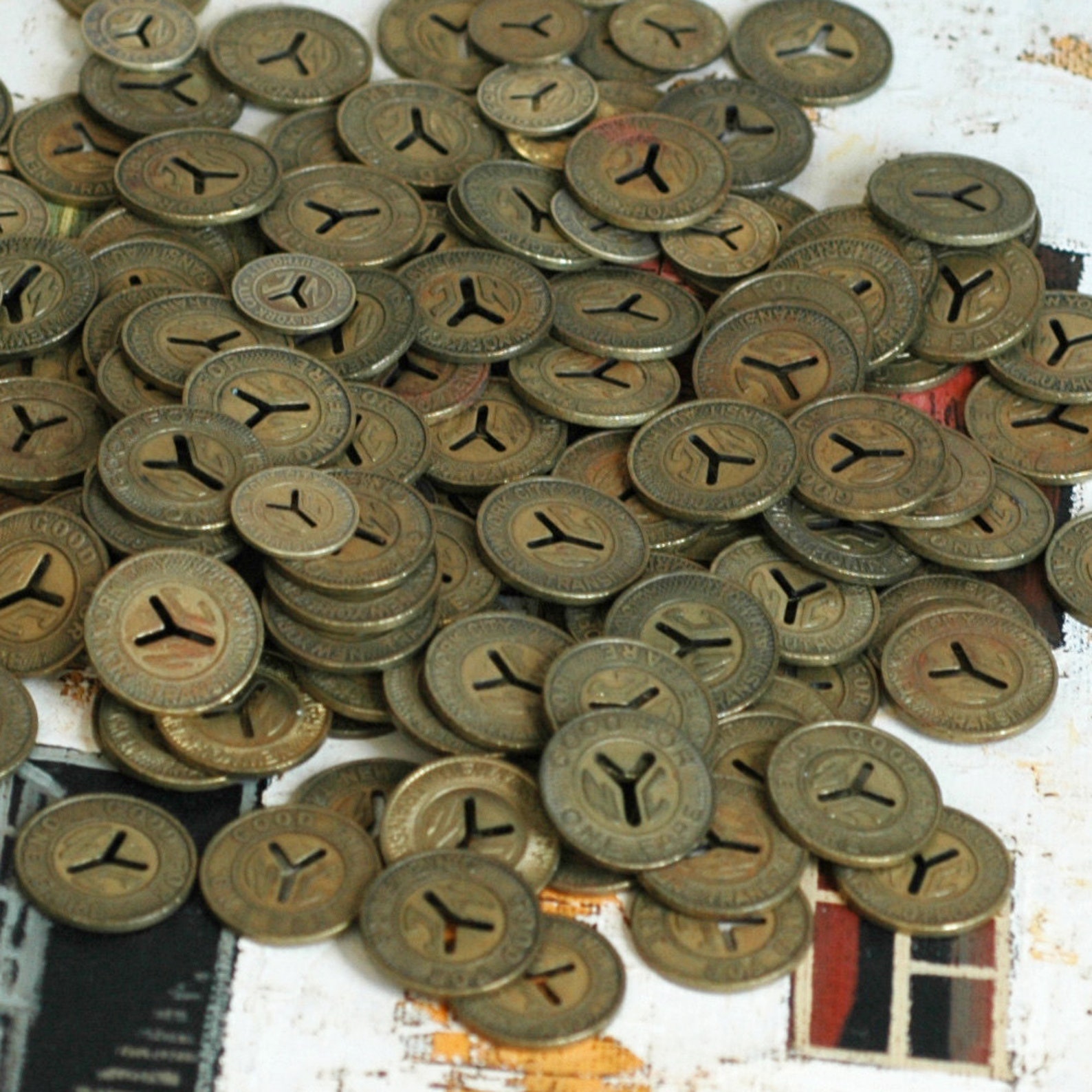 NYC Subway Y Token Vintage New York City Great as - Etsy