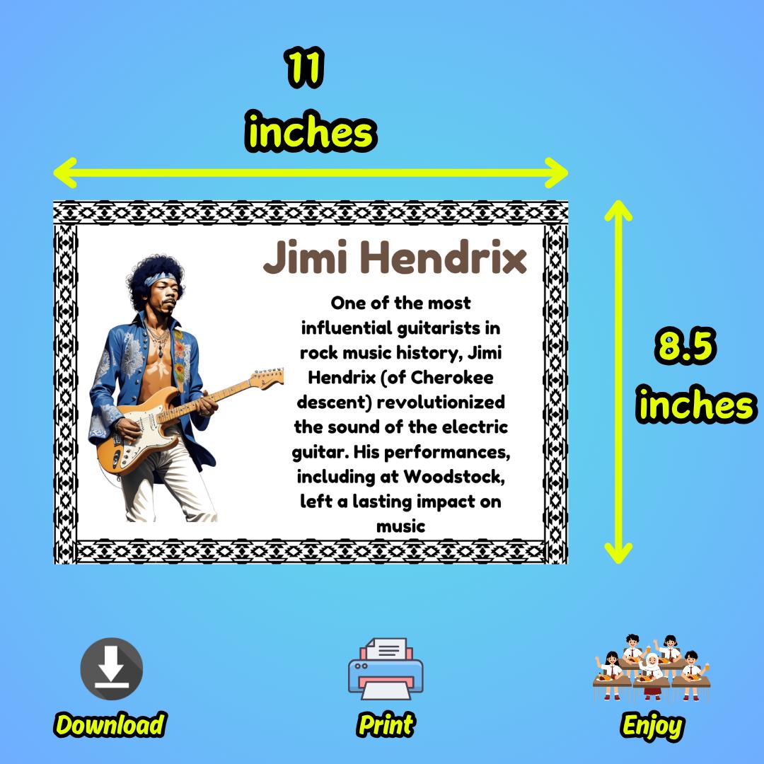 Famous Native Americans Posters Printable | National Native American ...