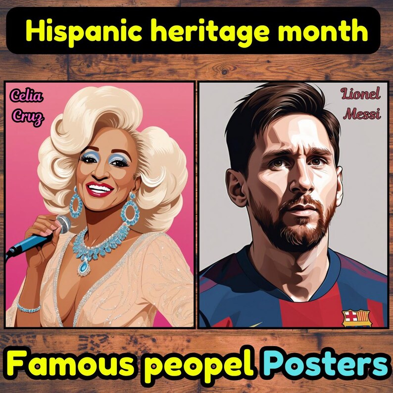 34 Famous Hispanic People Posters | Hispanic Heritage Month Classroom ...