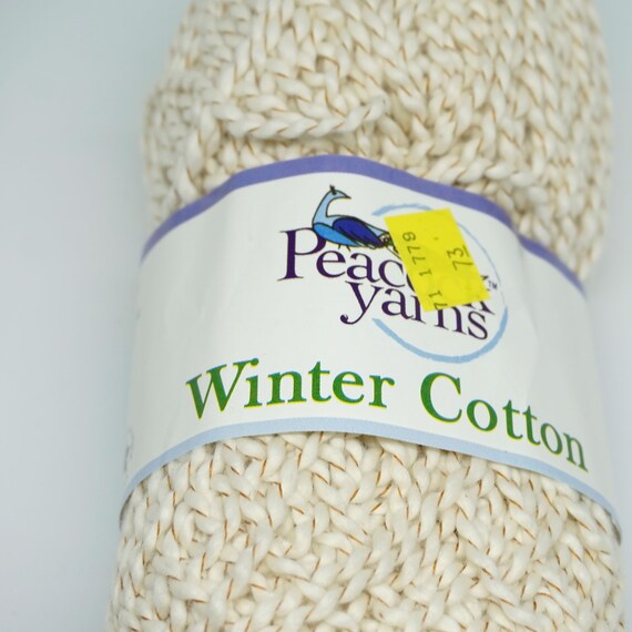 DeSTASH Yarn Peacock Yarns Winter Cotton cotton knitting | Etsy