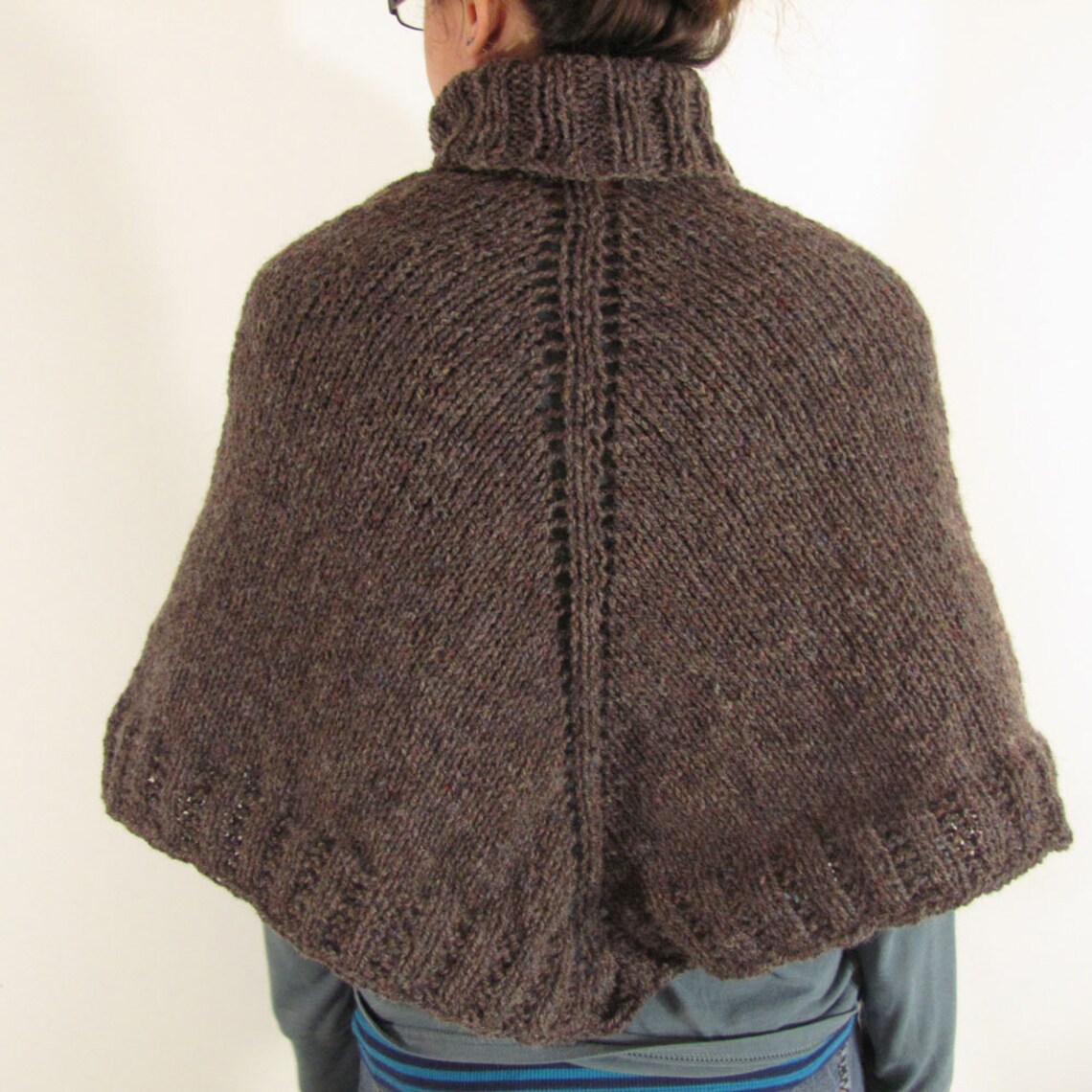 Poncho Pattern Heavy Worsted Weight Poncho Pattern Retro - Etsy UK