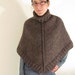 Poncho Pattern Heavy Worsted Weight Poncho Pattern Retro - Etsy UK