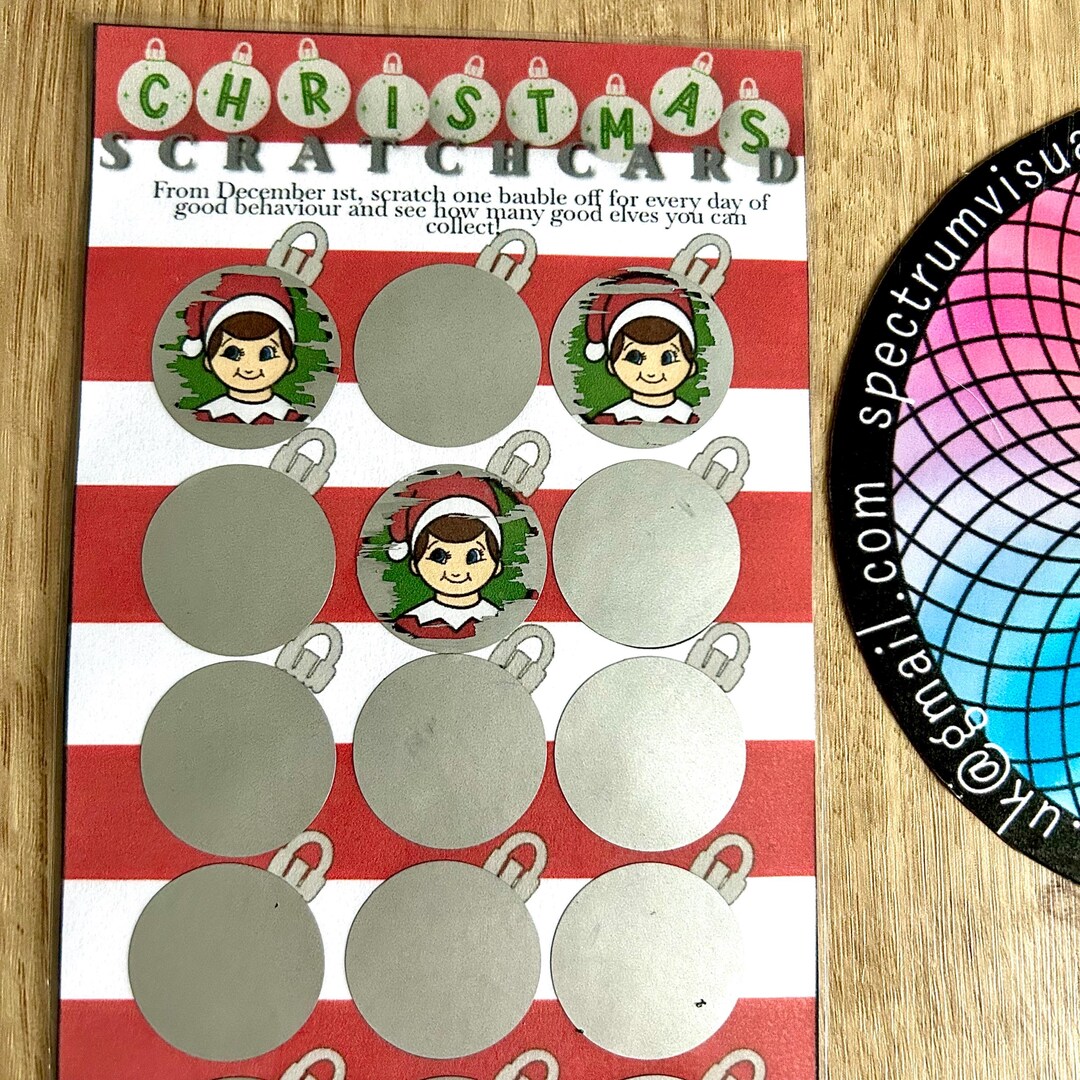 Christmas Countdown Elf on the Shelf Good Behaviour Reward - Etsy