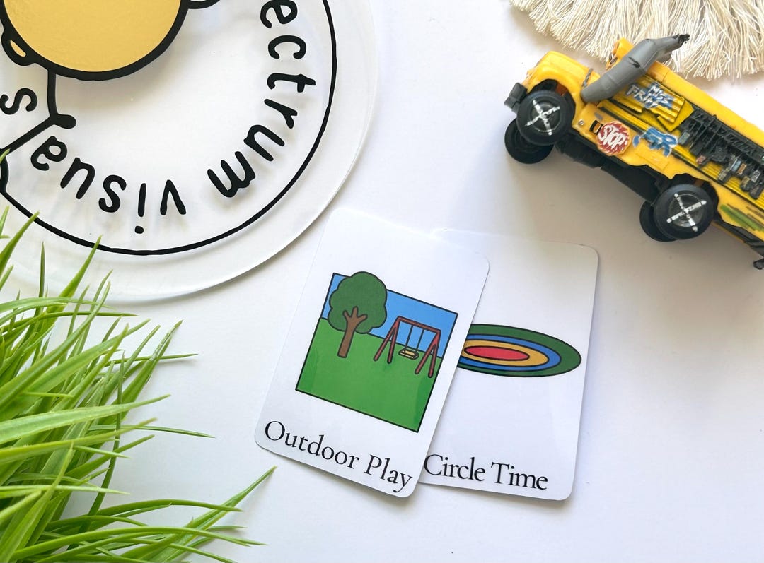 24pk Early Years PEC Cards Visual Support Aids for Autsim, ADHD ...