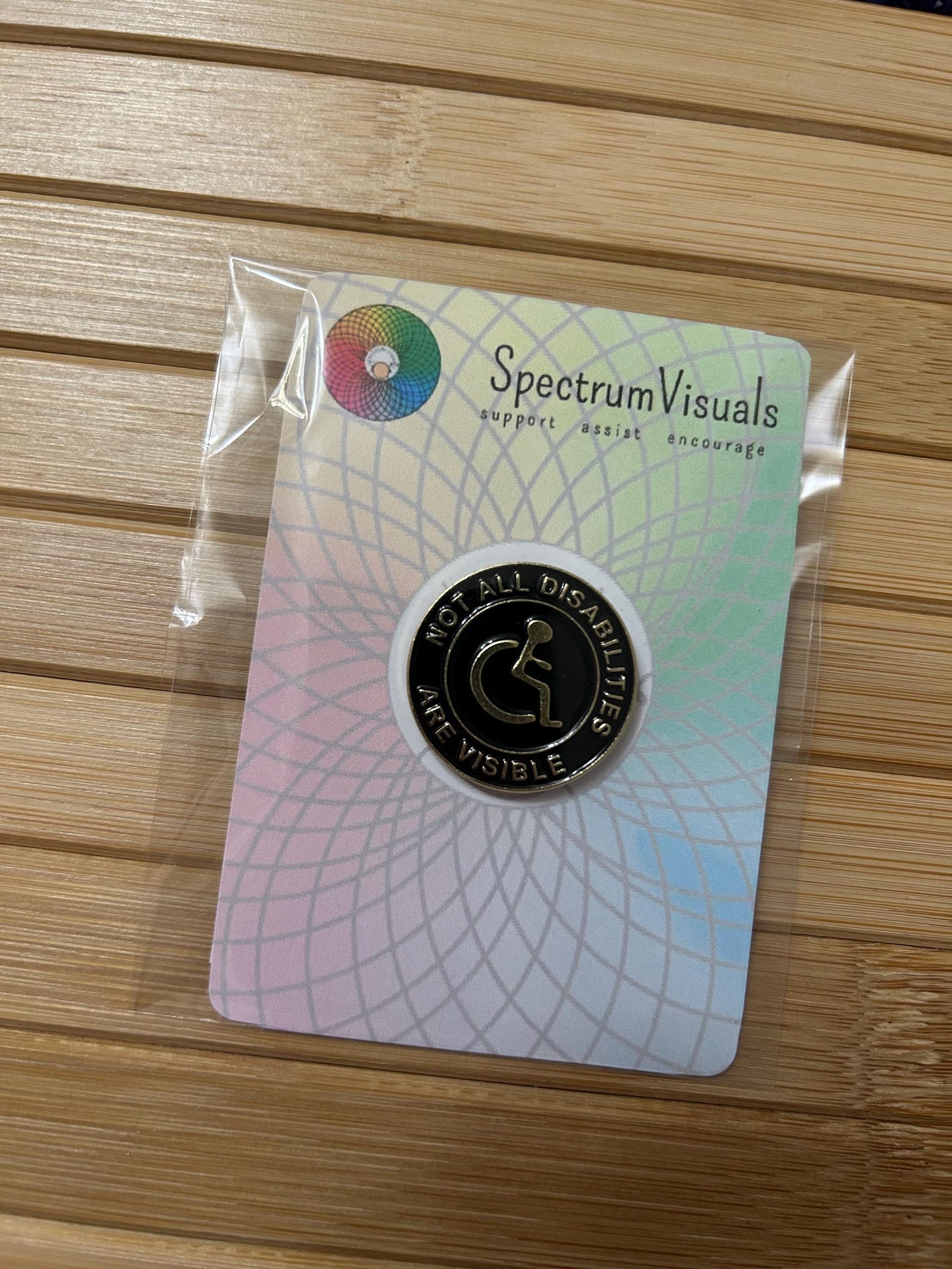 Disability Awarness Badges Pin Support SEND Neurodivergent *physical ...