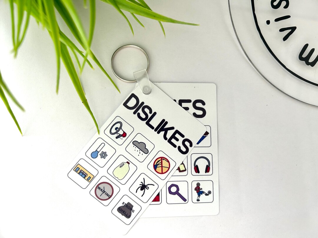Likes and Dislikes All About Me Personalised Double Sided Fact Cards ...
