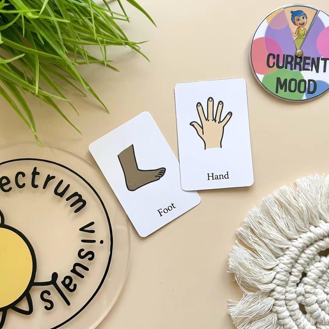 18 Pk Parts of the Body Flashcards Visuals Home Learning - Etsy Canada