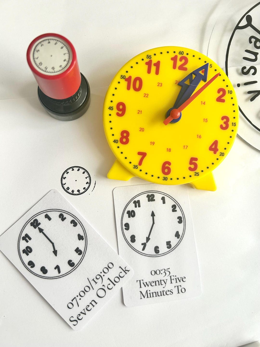 Time Flashcards With Visual Support: Home Learning SEN Resources (23pk ...