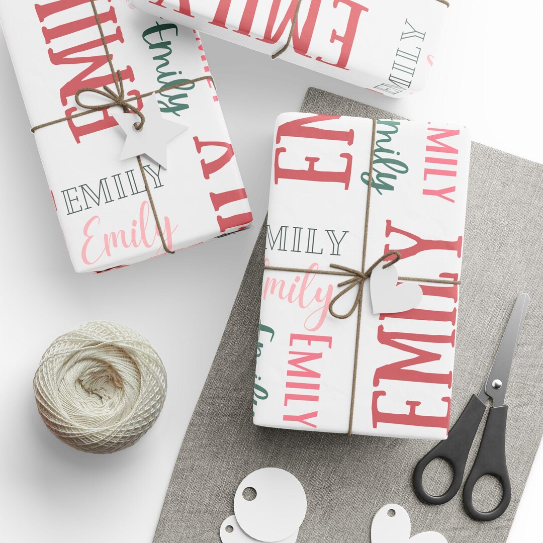 Personalized Wrapping Paper - Etsy