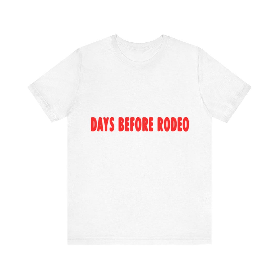 Travis Scott Days Before Rodeo Tee, Unisex Tshirt, Album Cover Short ...