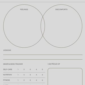 Printable Planner, Digital, Goal Setting, Daily, Template, Reflection ...