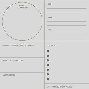 Printable Planner, Digital, Goal Setting, Daily, Template, Reflection ...