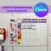 Kids Tooth Brushing Chart, Reward Chart for Daily Habits, Dental Care ...