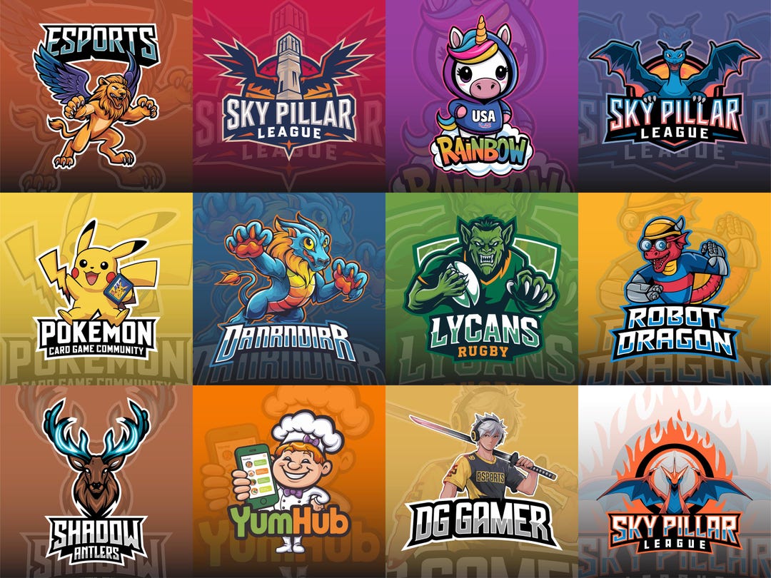 Custom Mascot Logo Design, Modern Company Logo Creator, Custom Logo ...