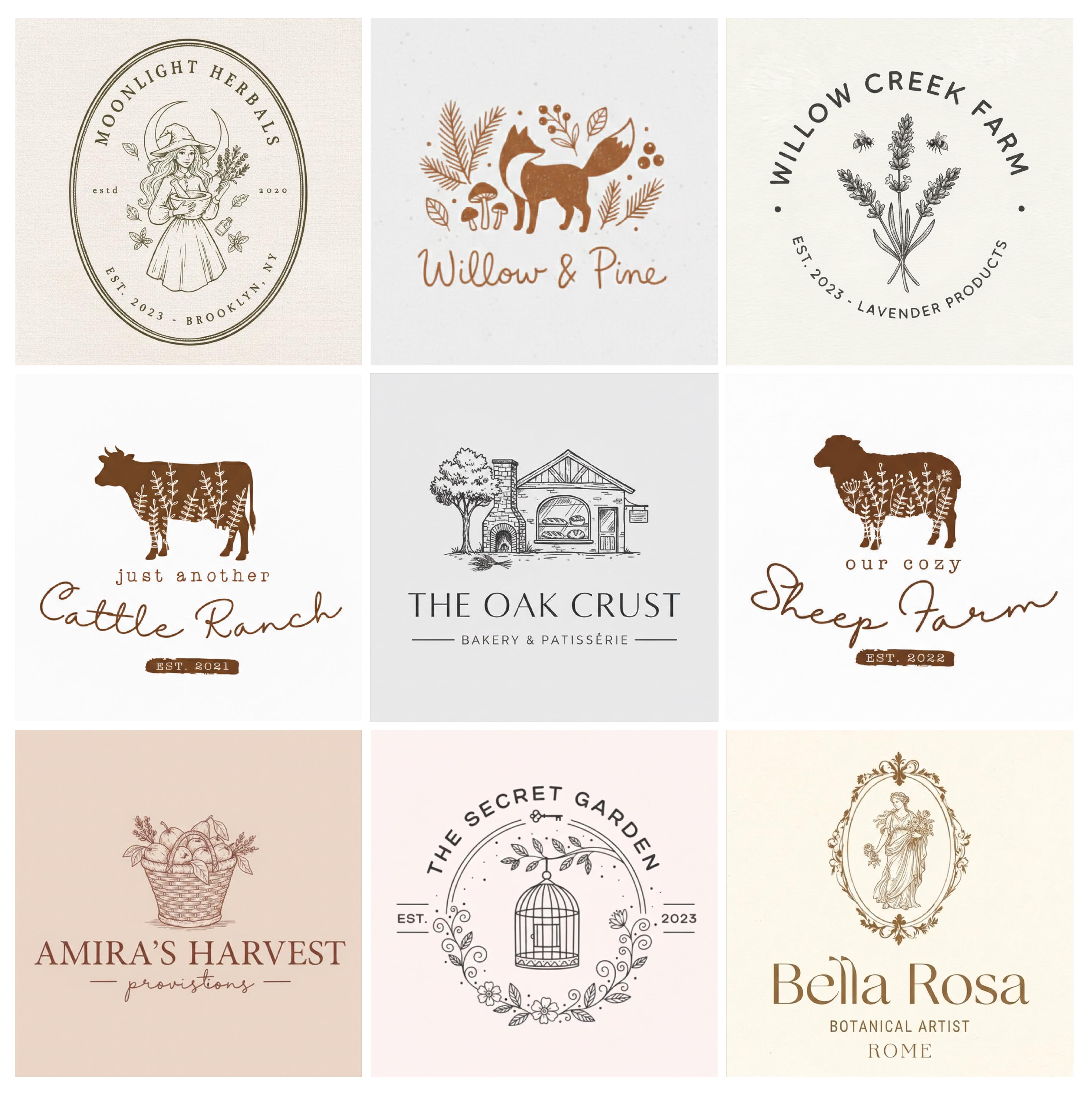 Custom Hand Drawn Logo, Custom Logo Design, Logo Design Custom for ...