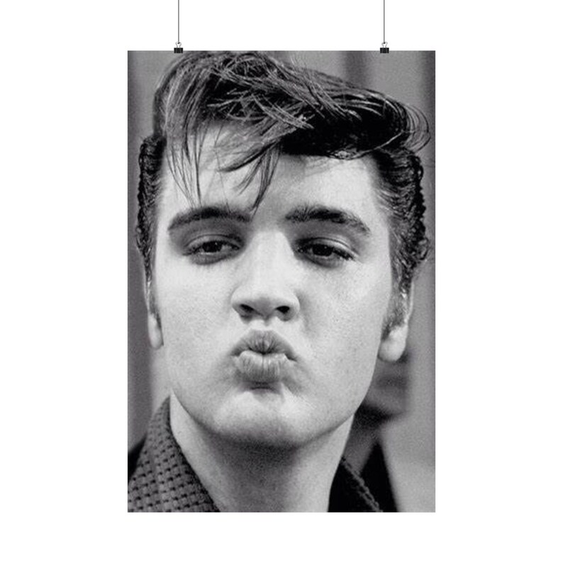 Elvis Presley Matte Vertical Posters Vintage Style Wall Art, Music ...