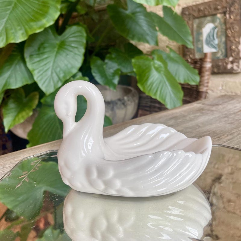 Ceramic Swan - Etsy