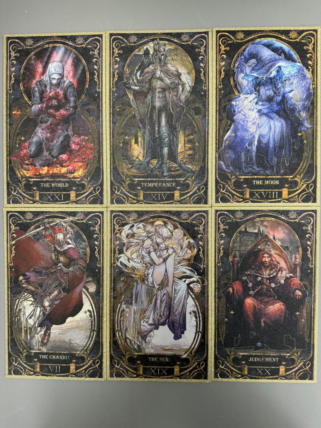 Carta del Tarot Elden Ring, Una carta decorativa, Varré, Sellen, Sir ...