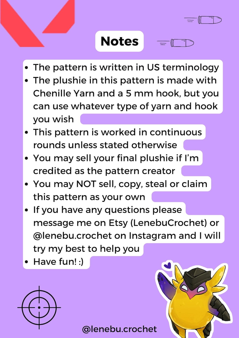 Wingman Crochet Pattern | Valorant Gekko Amigurumi Plush DIY PDF ...