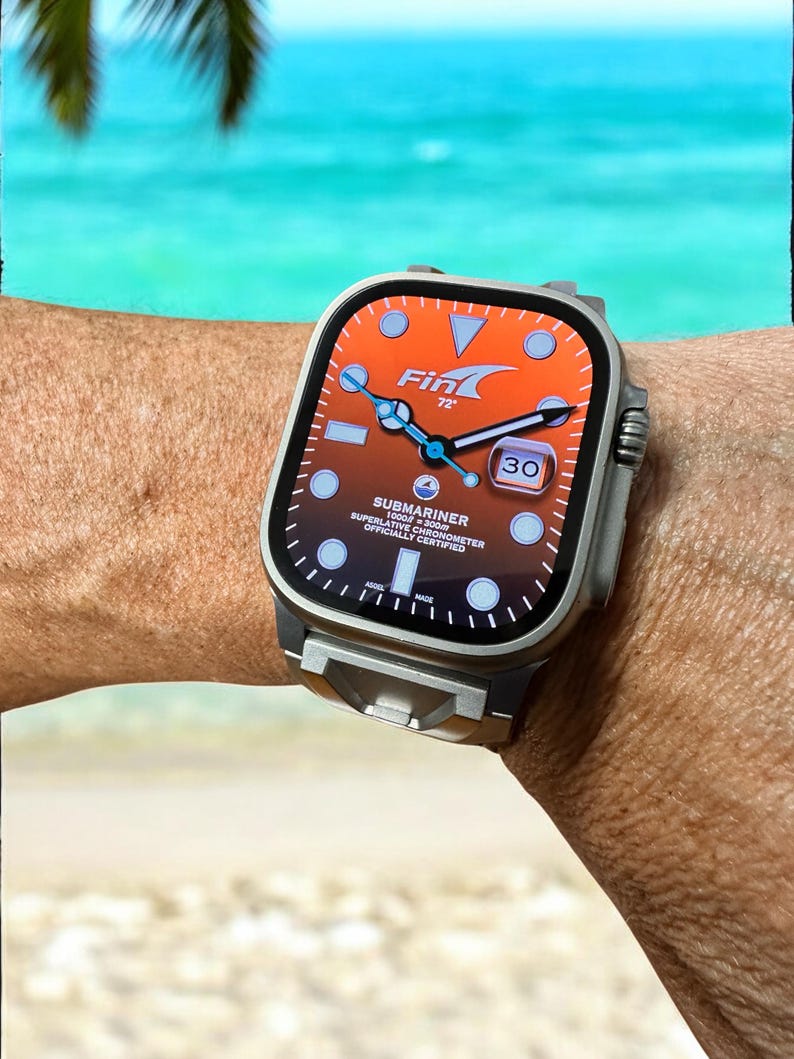 Apple Watch Face custom Designed to Work With the Clockology App From ...