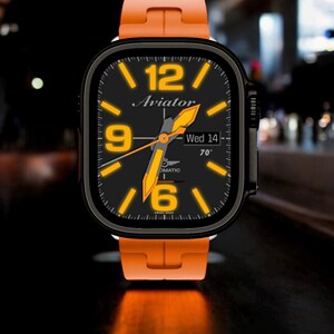 Aviatorco XL Apple Watch Face, Clockology App (digital Download) - Etsy