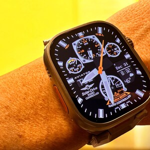 Clockology Apple Watch Face: Aviator Design (digital Download) - Etsy