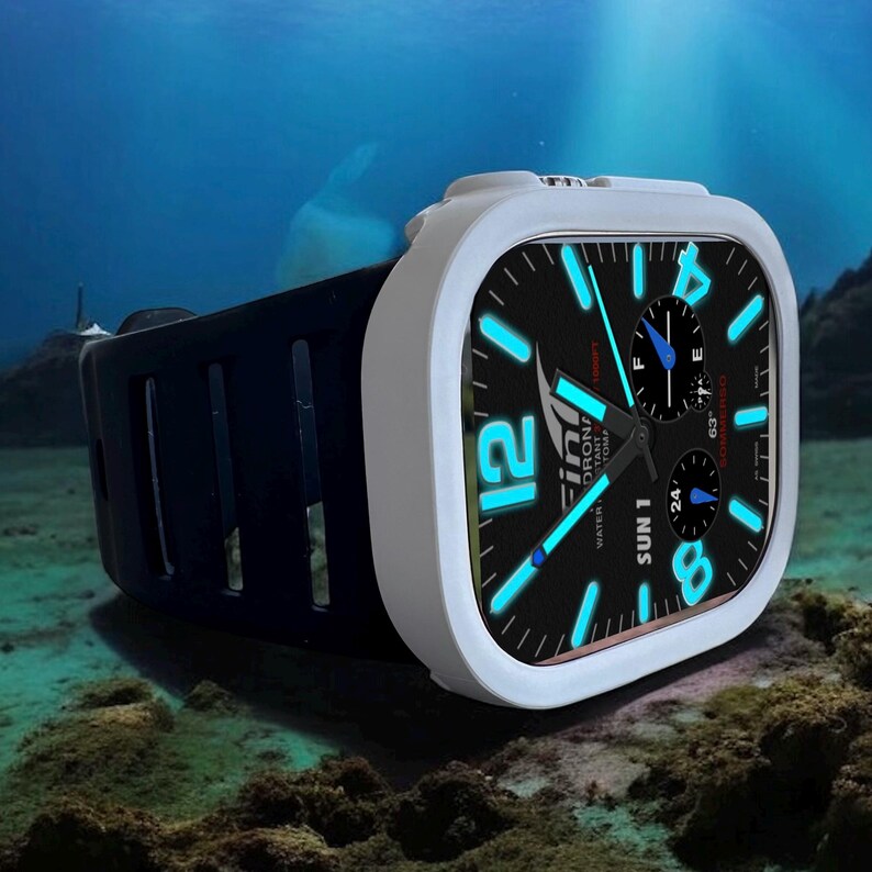 Fin Hydronaut Apple Watch Face: Interactive Clockology Design - Etsy