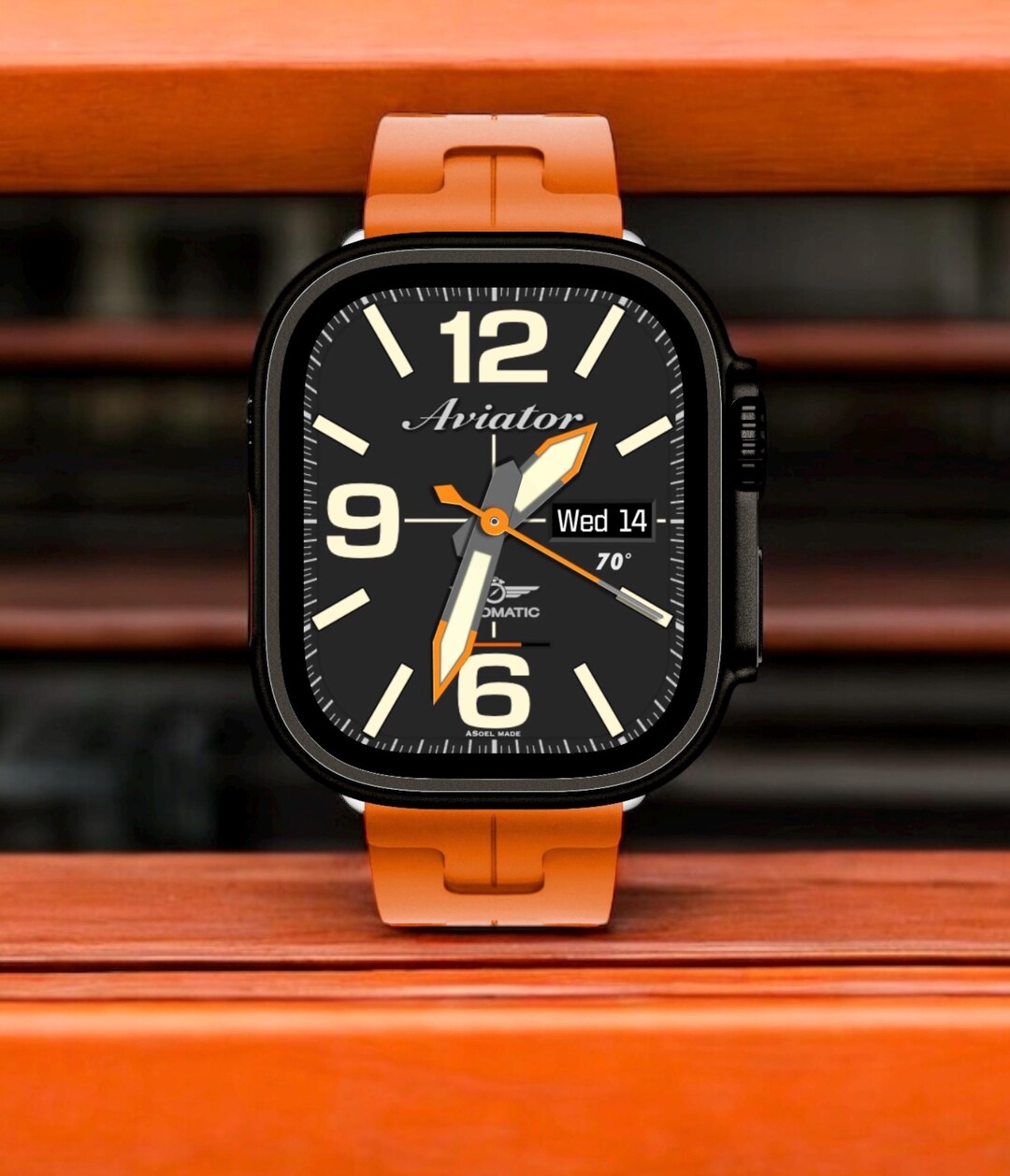 Aviatorco XL Apple Watch Face, Clockology App (digital Download) - Etsy