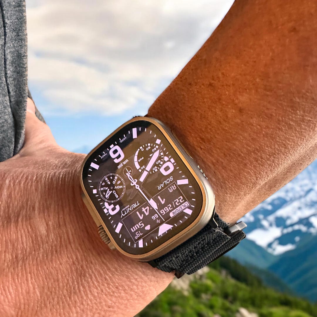 Apple Watch Face (custom); Designed to Work With the Clockology App ...