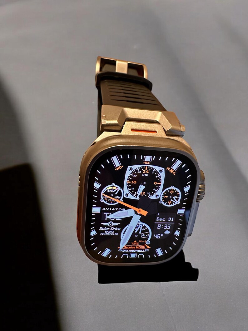 Clockology Apple Watch Face: Aviator Design (digital Download) - Etsy