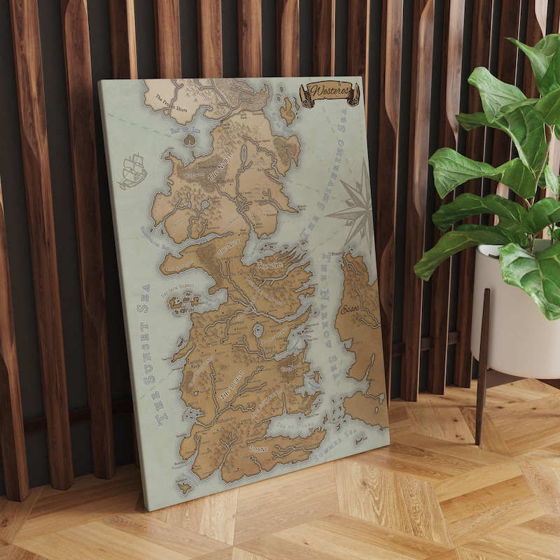 Westeros Map - Etsy