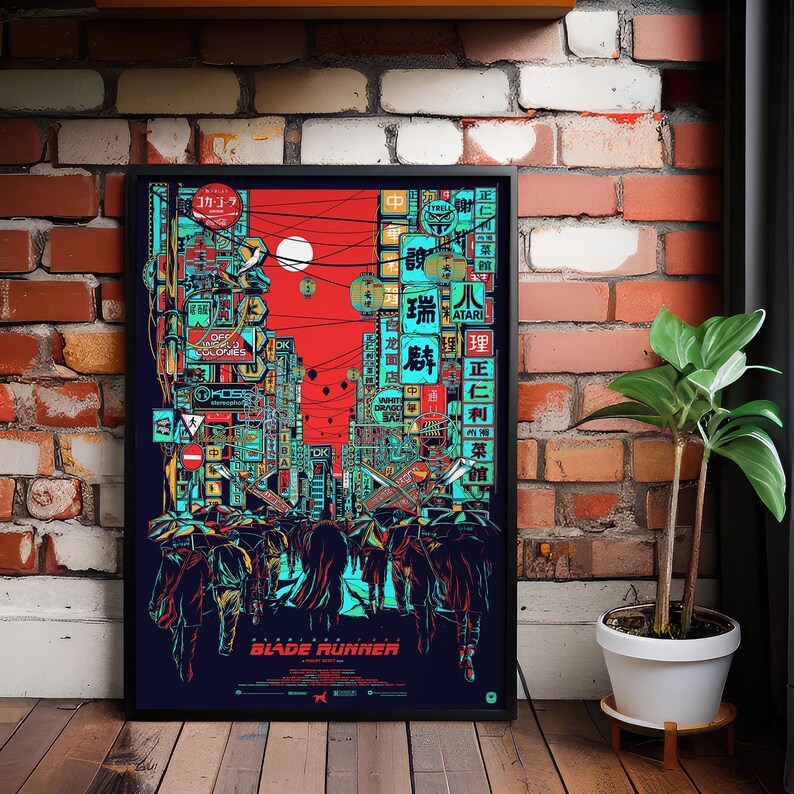 Blade Runner Poster, Harrison Ford Wall Painting, Roll Canvas Painting ...