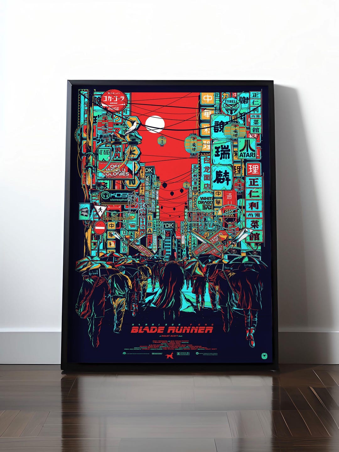 Blade Runner Poster, Harrison Ford Wall Painting, Roll Canvas Painting ...