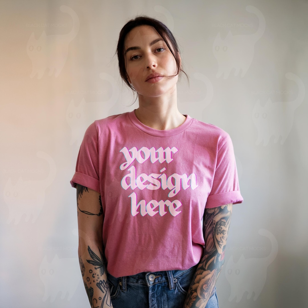 Crunchberry Tshirt Mockup, Comfort Colors 1717 Vintage Crewneck Shirt ...