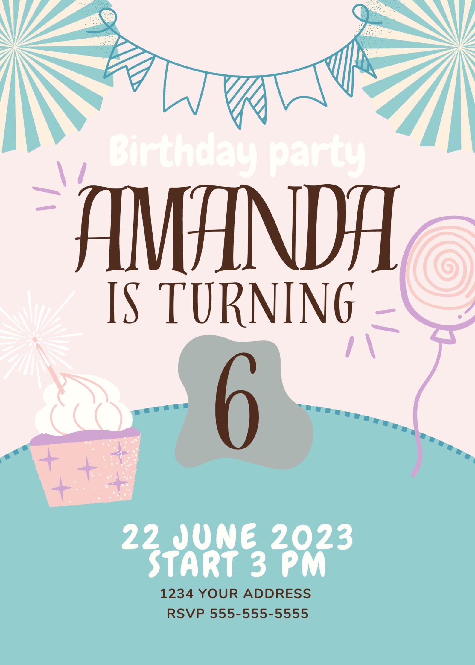 Printable Birthday Invitation - Etsy