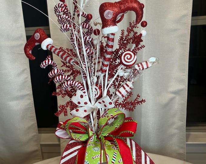Candy Cane Lane Tree Topper - Etsy