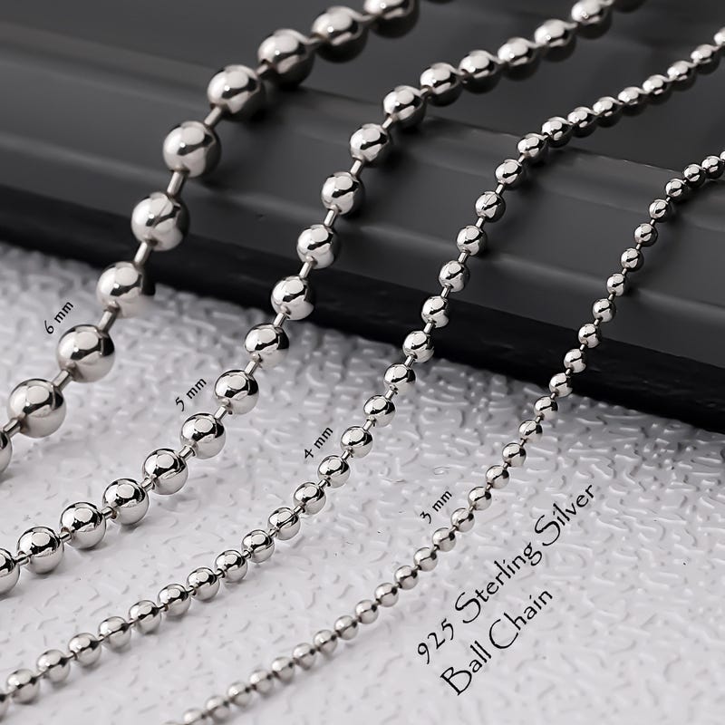 Ball Chain Necklace - Etsy