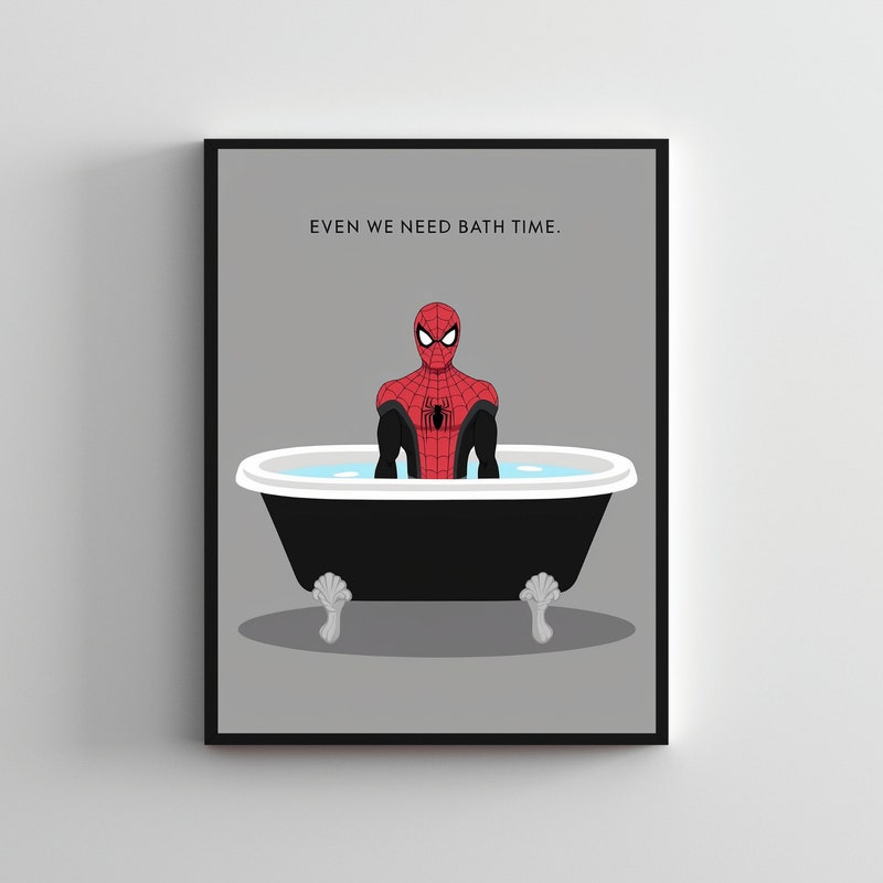 Superhero Bathroom - Etsy