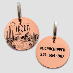 Custom Engraved Pet ID Tag: Stainless Steel Bone Shape - Etsy