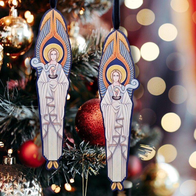 Holy Seraphim Angel Ornament - Archangel Gabriel + Archangel Michael ...
