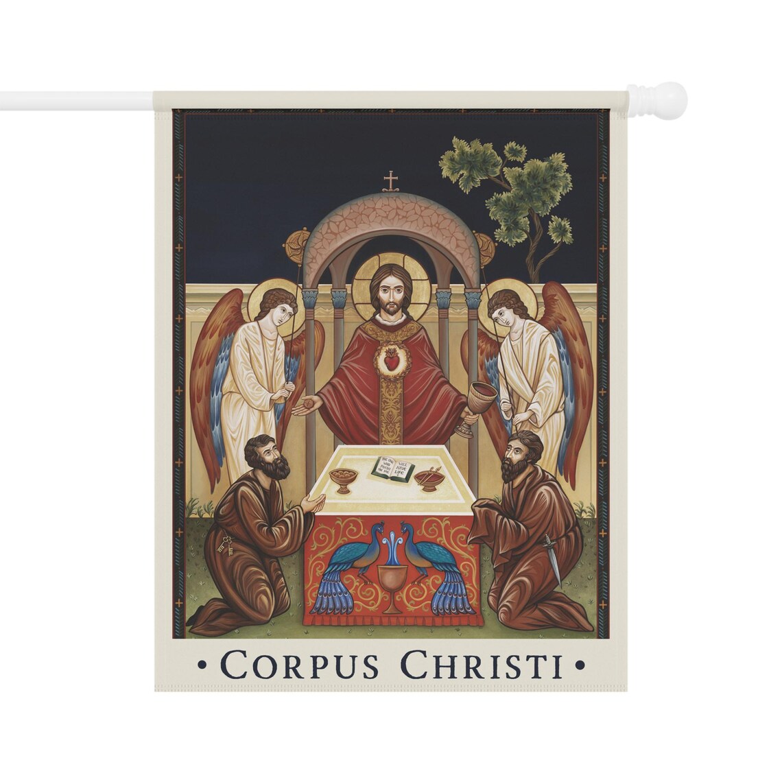 Corpus Christi House Flag - the Communion of the Apostles - Traditional ...