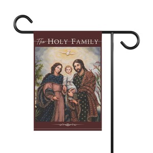 The Holy Family House Flag - Catholic Banner for February - Jesus ...