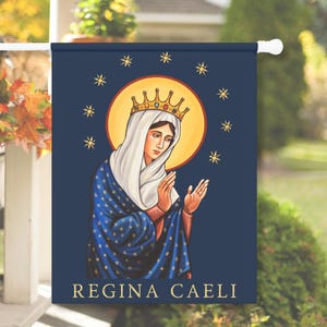 Traditional Catholic Home + Garden Flag Bundle - Holy Family, St Joseph ...