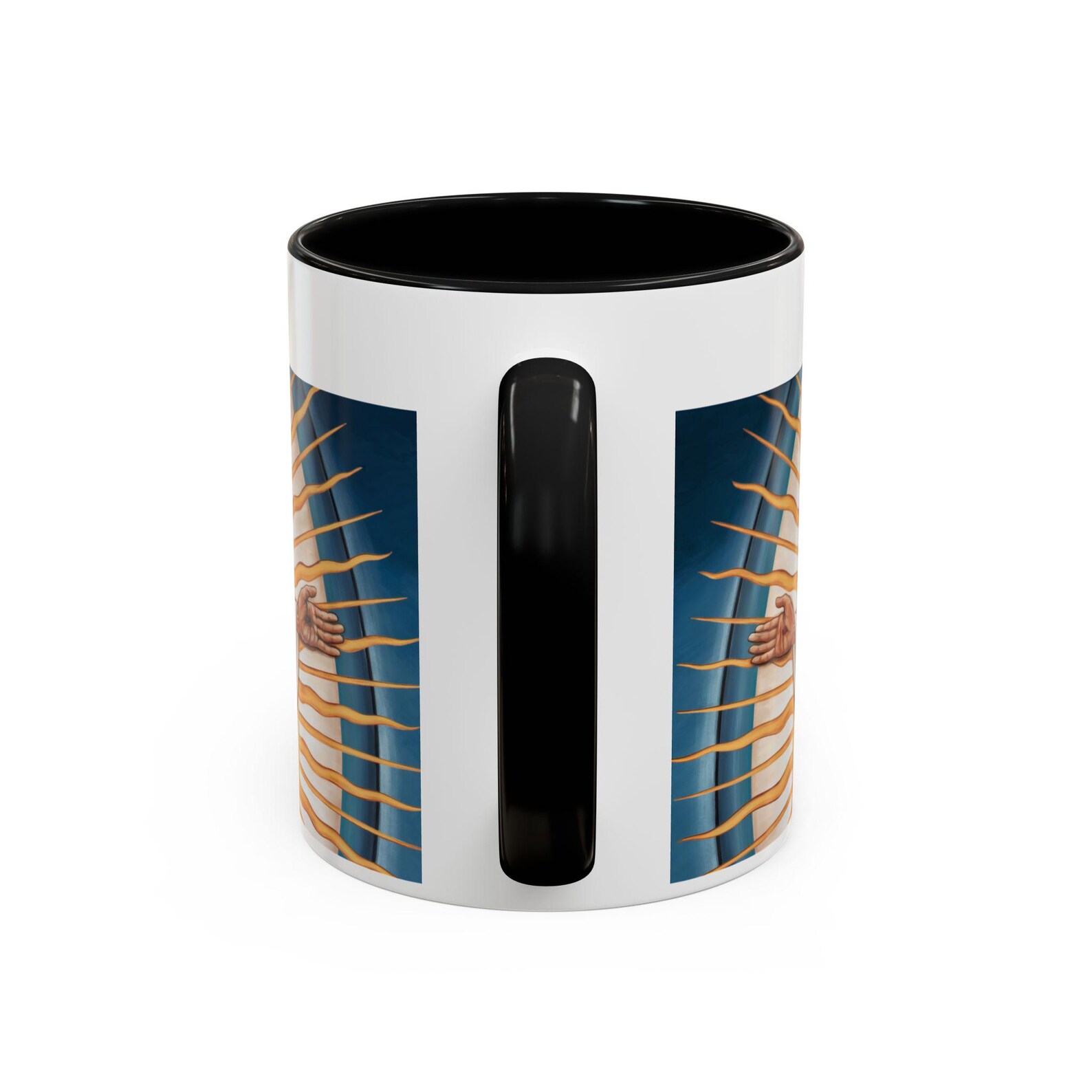 Sacred Heart of Jesus ¡viva Cristo Rey! - Catholic Coffee Cup or Mug ...