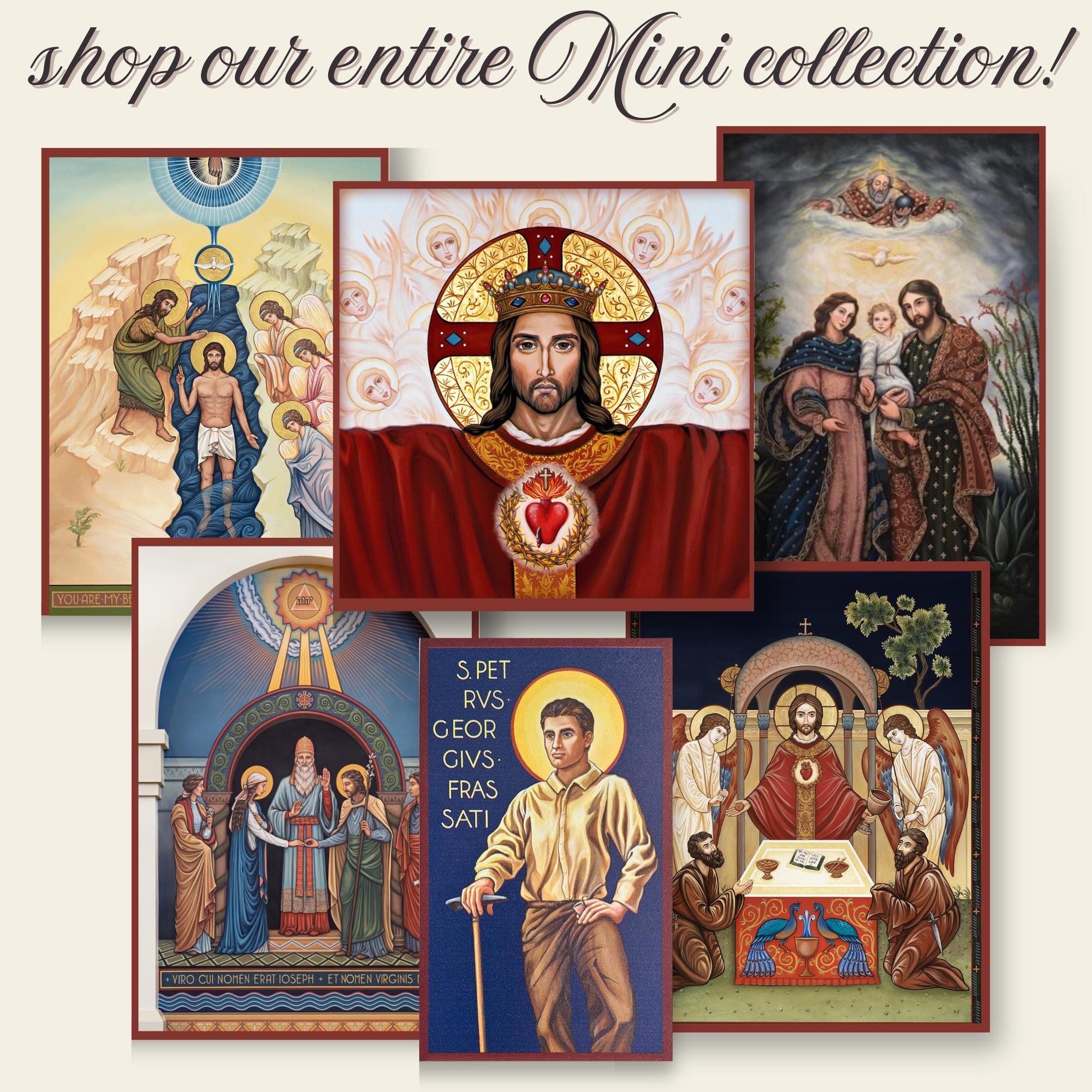 Catholic Mini Icons - Four Women Doctors - St Hildegard of Bingen - St Teresa of Avila - St ...