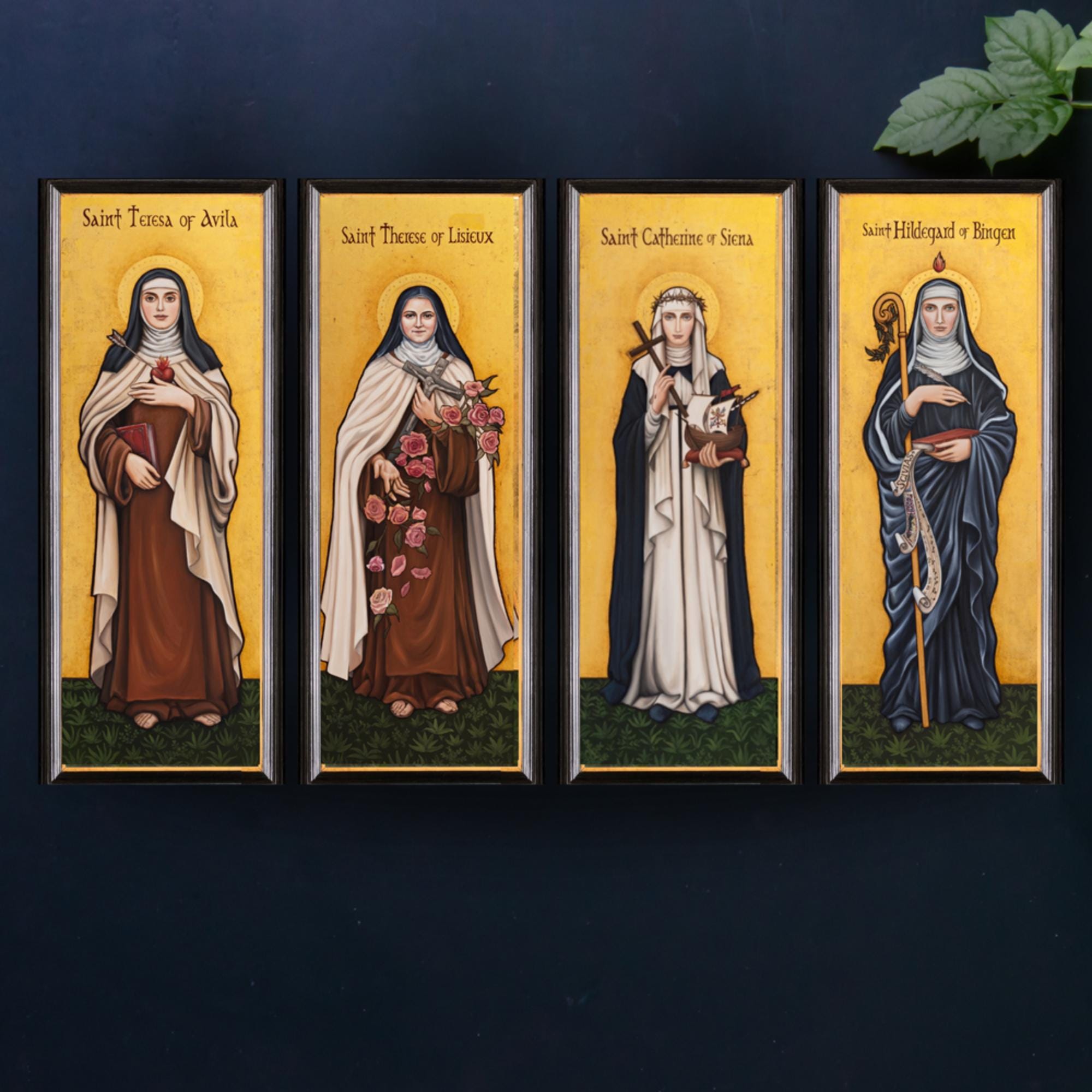 Four Women Doctors Catholic Sacred Art Prints - St Teresa of Avila, St ...