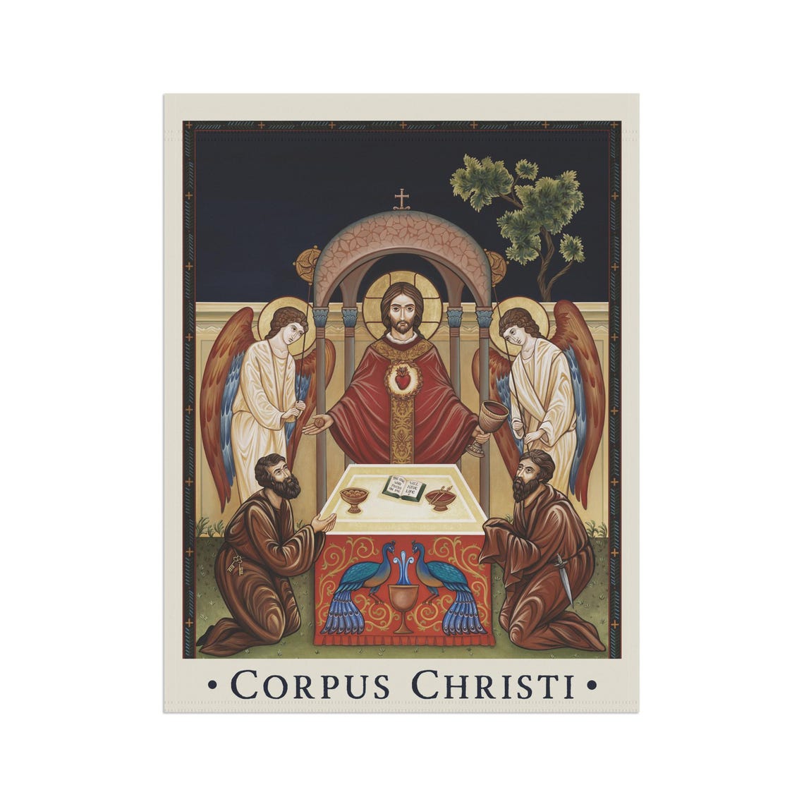 Corpus Christi House Flag - the Communion of the Apostles - Traditional ...